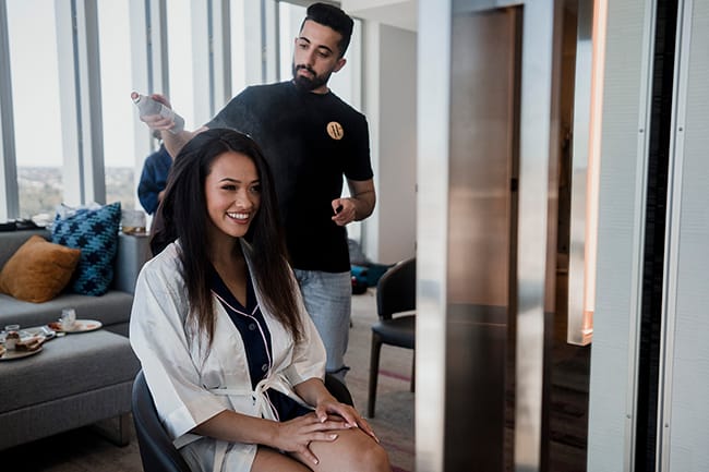 Perth Aloft Hotel Wedding Photos | Emma and David