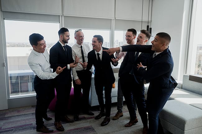 Perth Aloft Hotel Wedding Photos | Emma and David