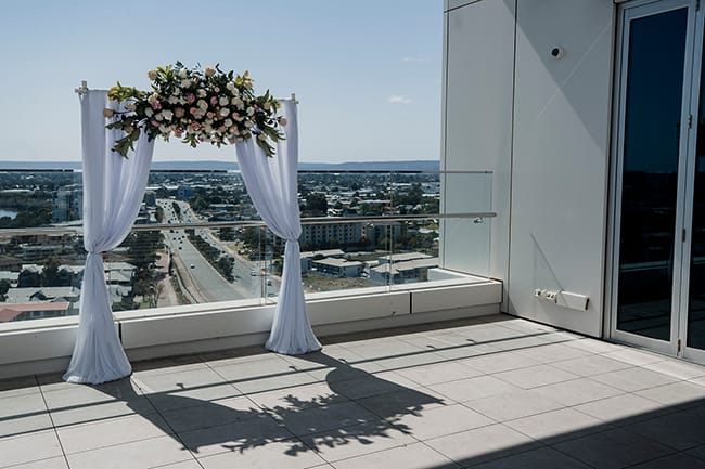 Perth Aloft Hotel Wedding Photos | Emma and David