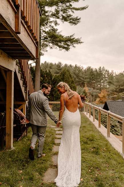Fall Backyard Airbnb Wedding – Cassidy Lynne